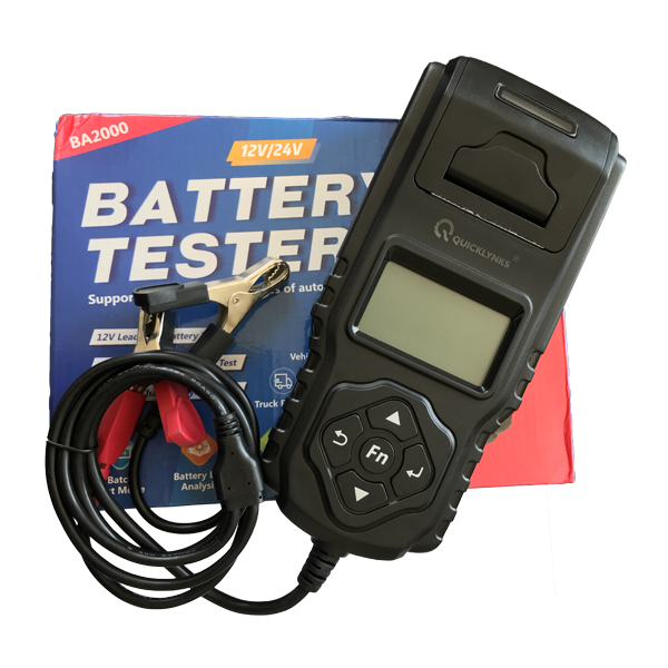 تستر باتری دارای پرینتر quicklynks مدل BA2000 | عصرارتباطات مشرق زمین